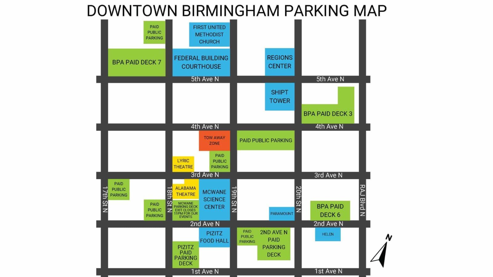 Parking at McWane Science Center | Birmingham, AL